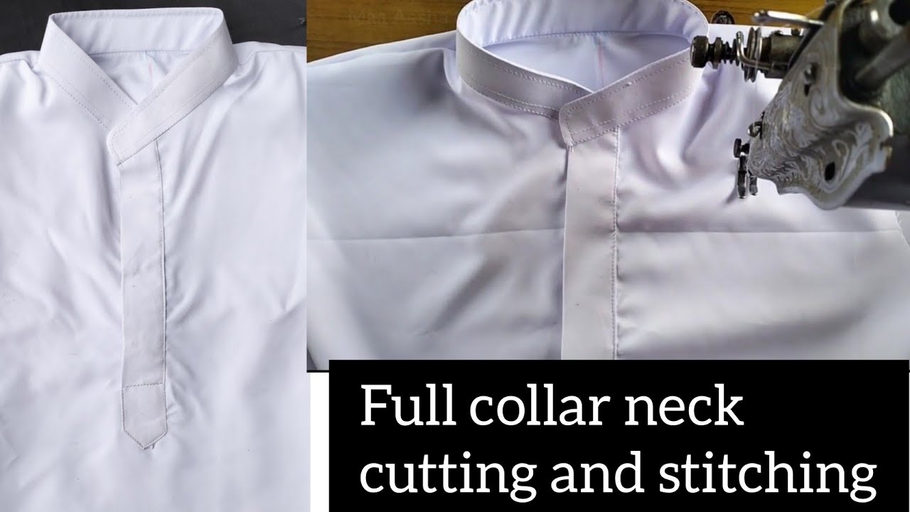 College uniform full collar tabij wala || Full collar neck design - YouTube