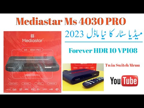 Mediastar Ms 4030 Pro 4K UHD HDR 10 Mos Menu Complete Details - YouTube