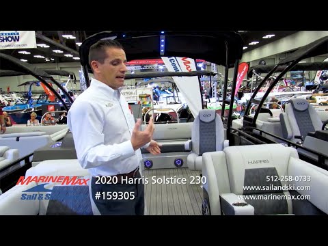 2020 Harris Solstice 230 Single Lounge Dual Helm - YouTube