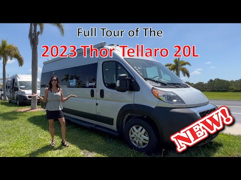 Tour The New 2023 Thor Tellaro 20L B-Class RV On The Updated Ram ...