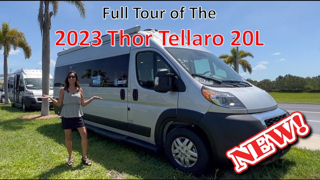 Tour The New 2023 Thor Tellaro 20L B-Class RV On The Updated Ram ...