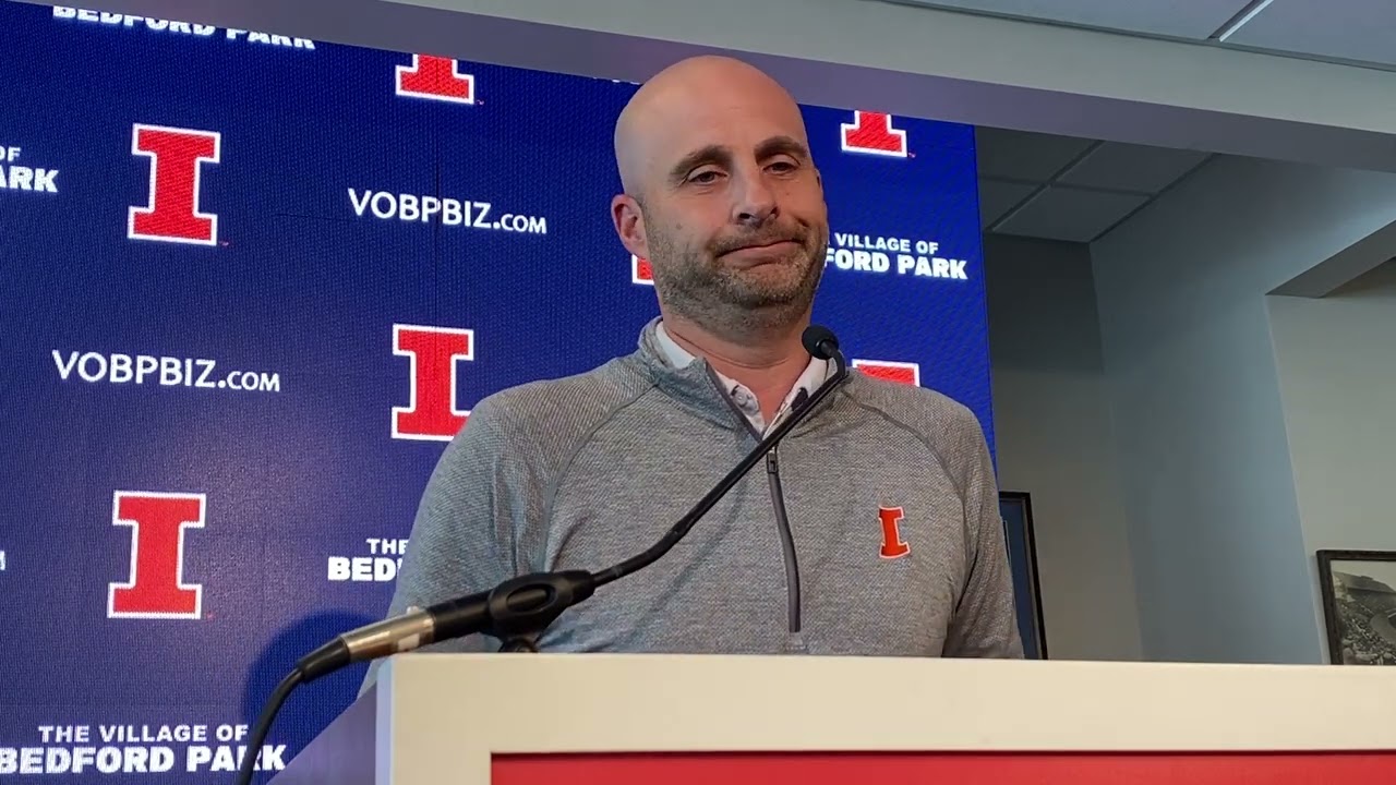 Virginia week: Illini OC Barry Lunney Jr. - YouTube