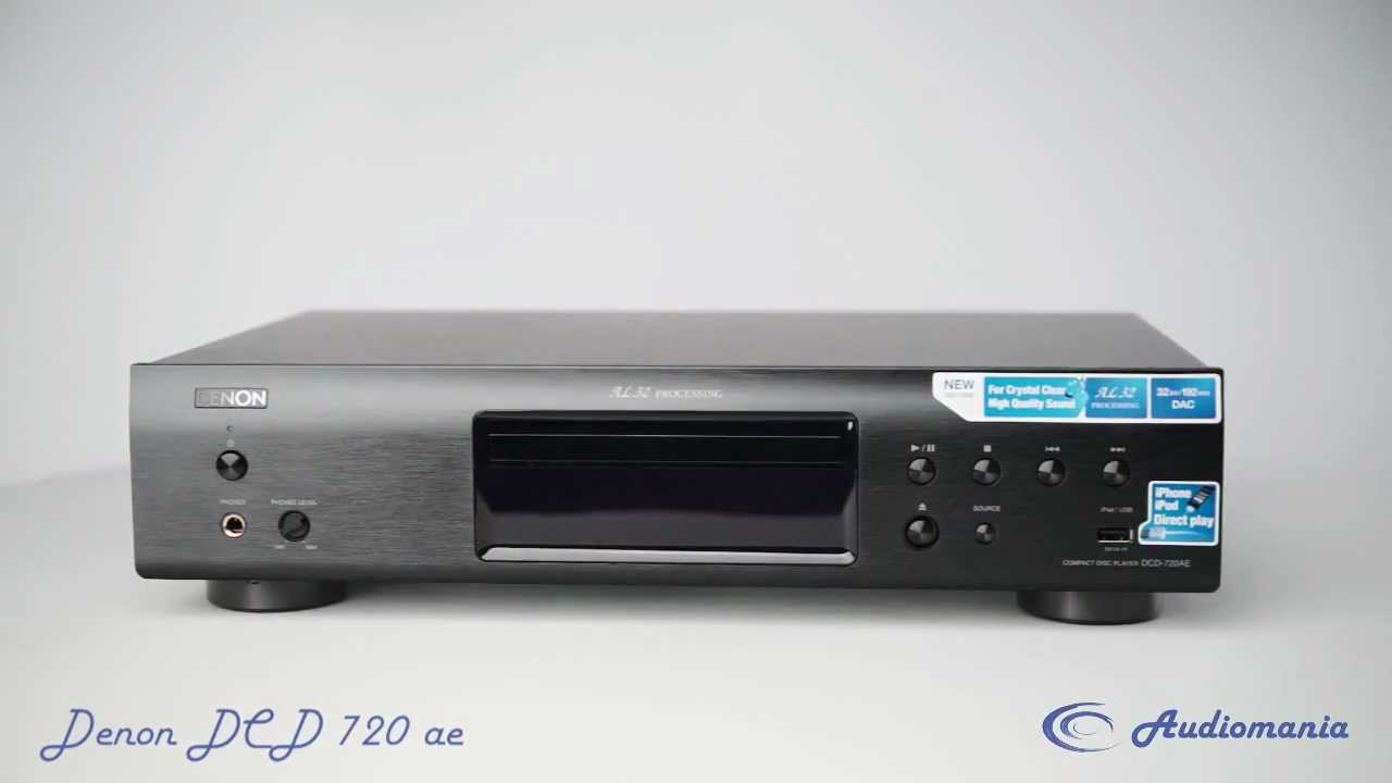 CD проигрыватель Denon DCD 720 ae - YouTube