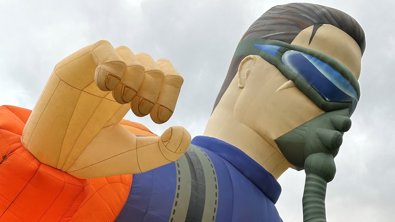 MJ Ballooning | 28/08/23 - Test Inflation of Action Man Special Shape ...