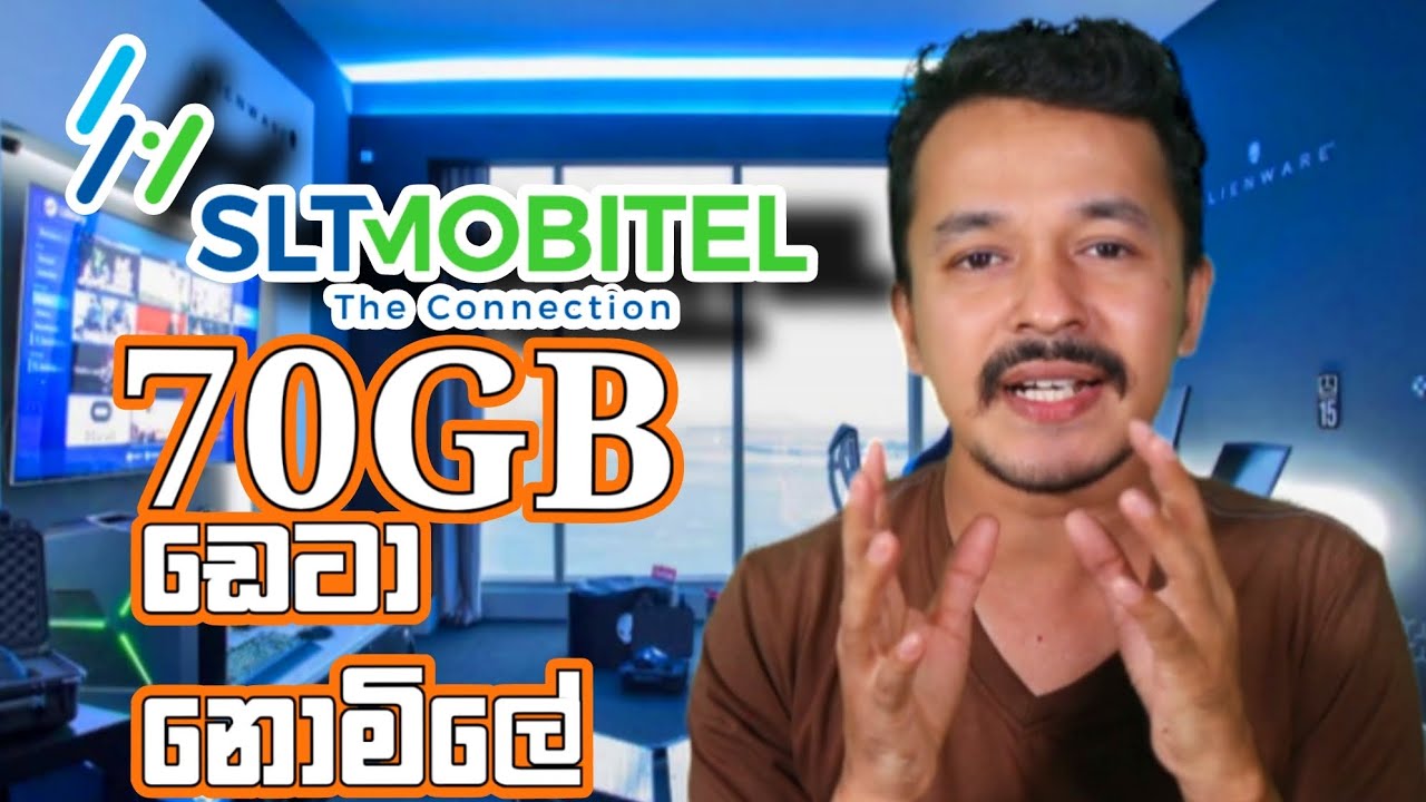 SLT Mobitel free data 70GB - YouTube