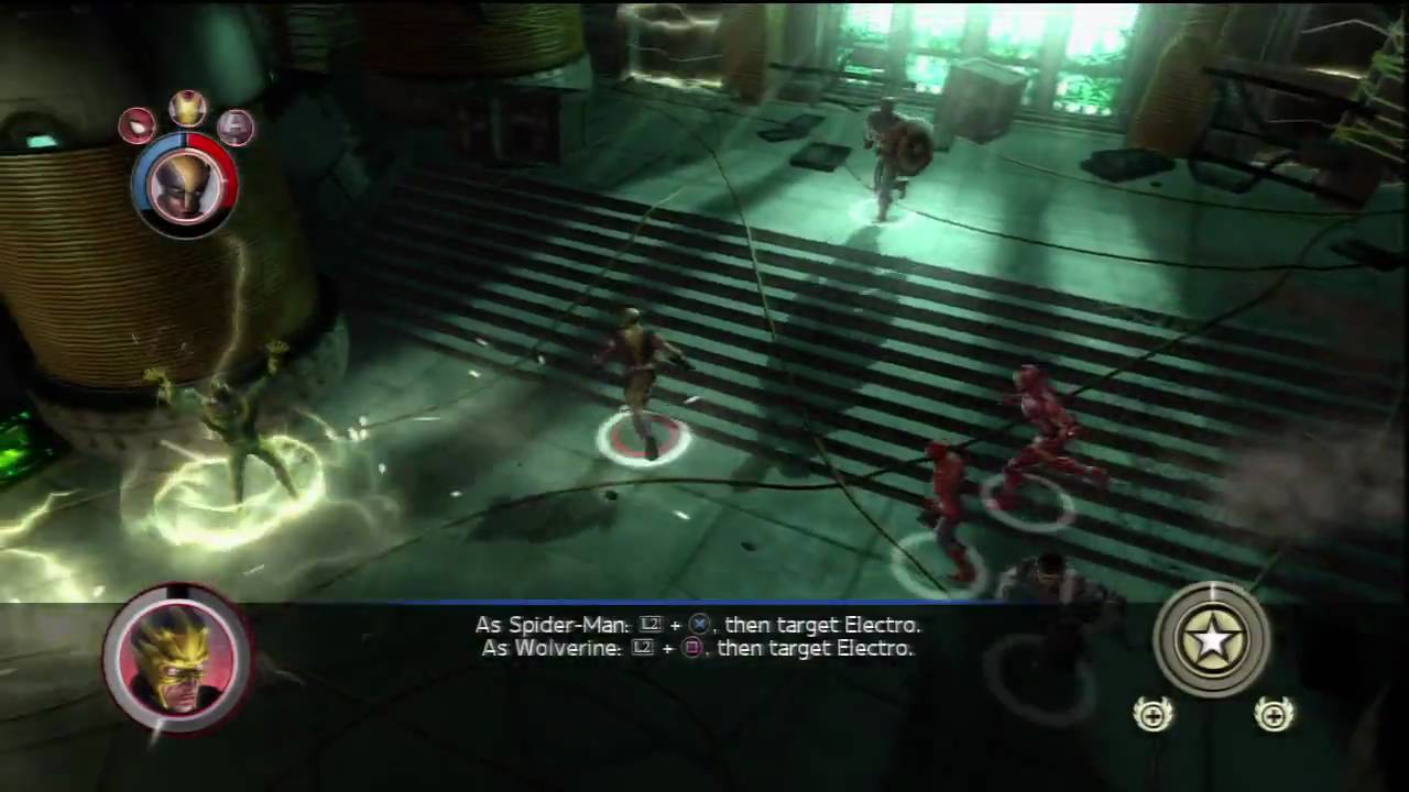 Marvel Ultimate Alliance 2 - Electro battle - YouTube