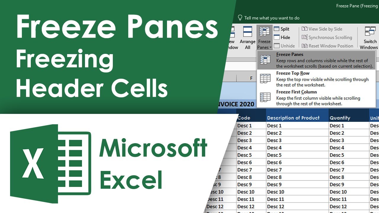 Excel Tutorial 006 Freeze Panes Freezing Header Cells YouTube excel-tutorial-006-freeze-panes-freezing-header-cells-youtube
