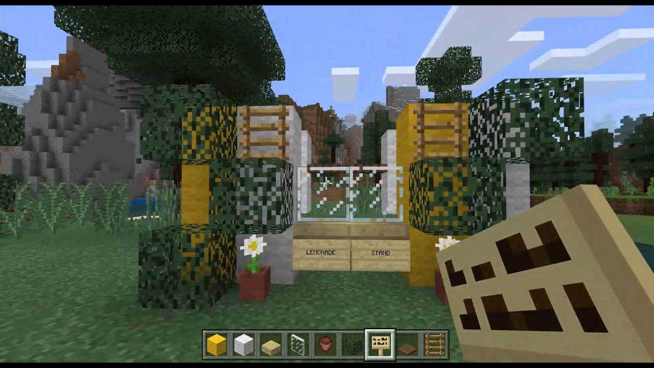 Jungle Lemonade Stand {Minecraft Speed Build} | Orchiid 🍋 - YouTube
