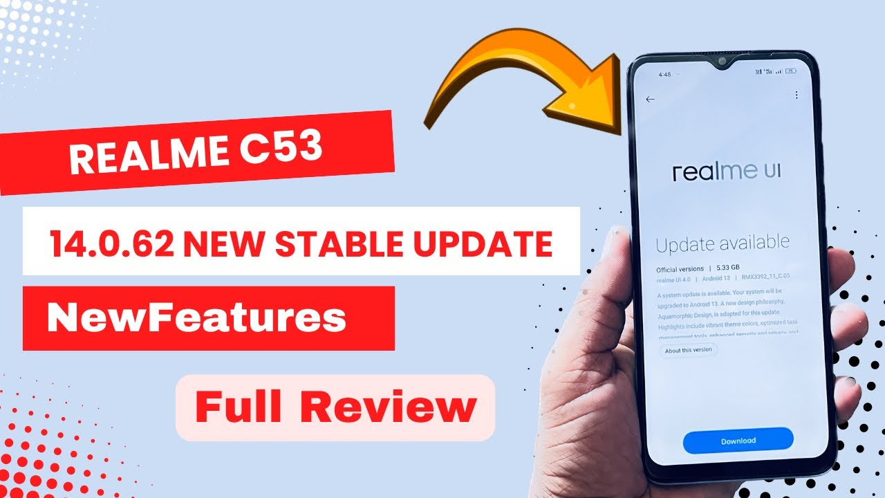 Realme C53 September 2024 New Stable Update | Realme C53 Android 14 New ...