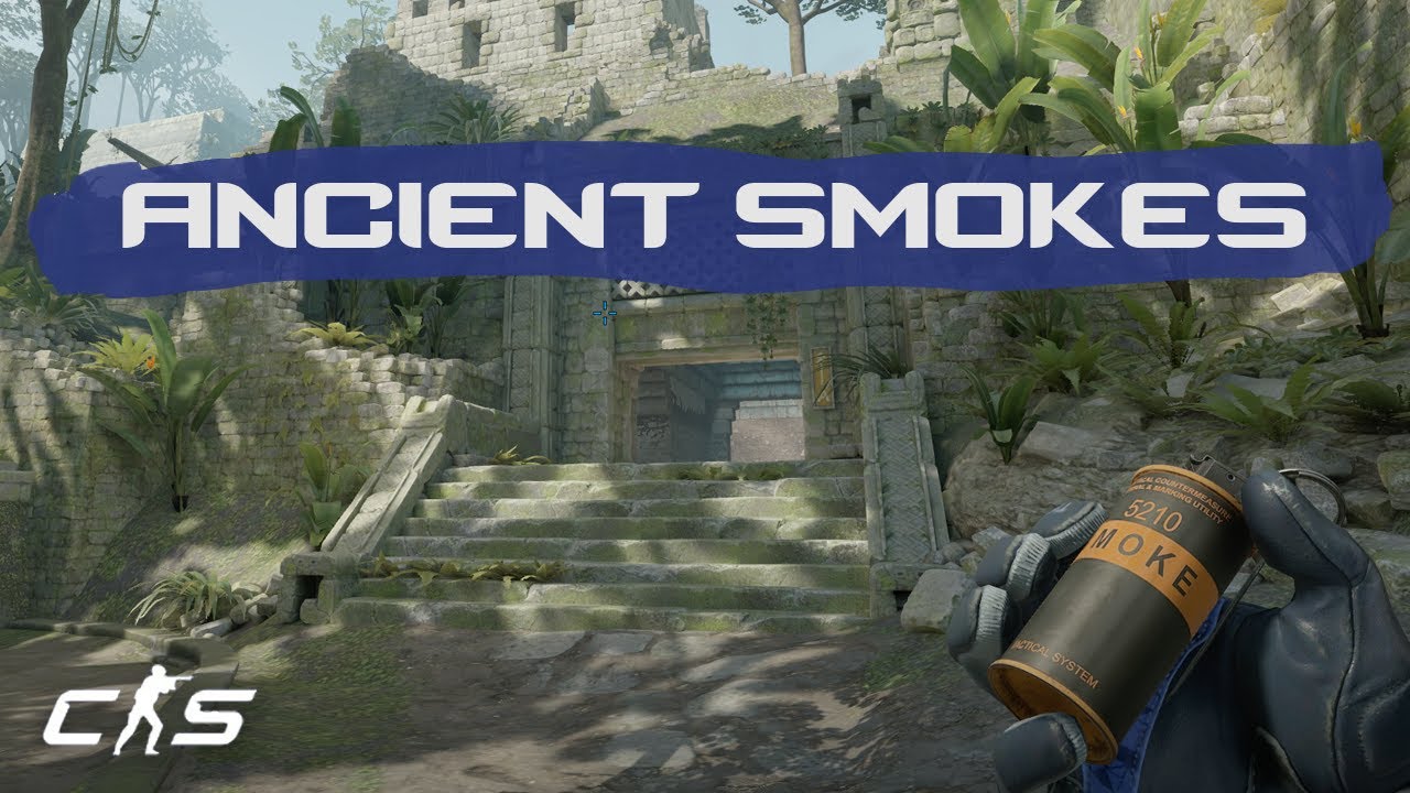 CS2 Ancient - Essential SMOKES for A Site - YouTube