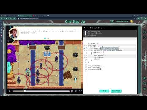 Ozaria - Javascript - Chapter 3 - Module 4 - One Step Up - YouTube