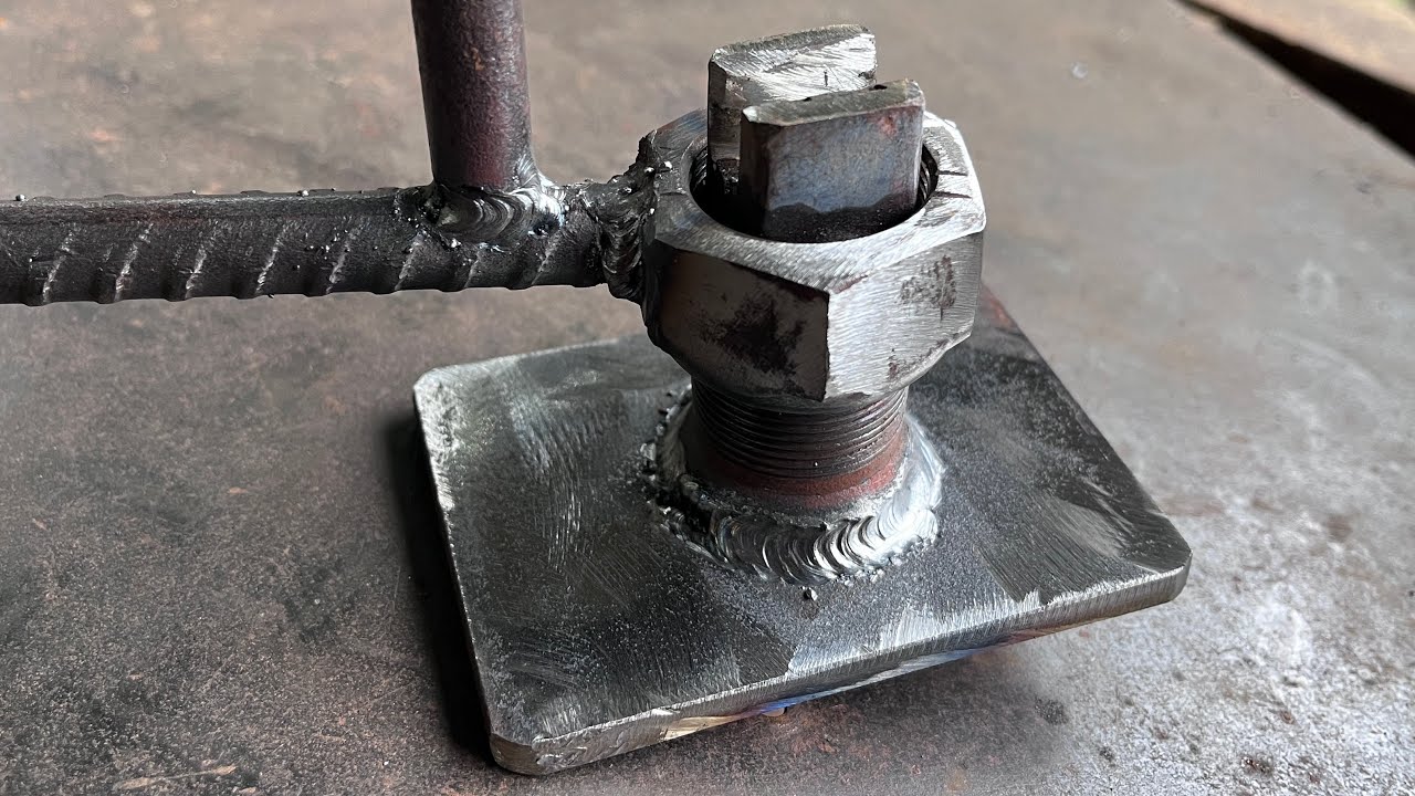 invention of a practical concrete iron bending tool - YouTube