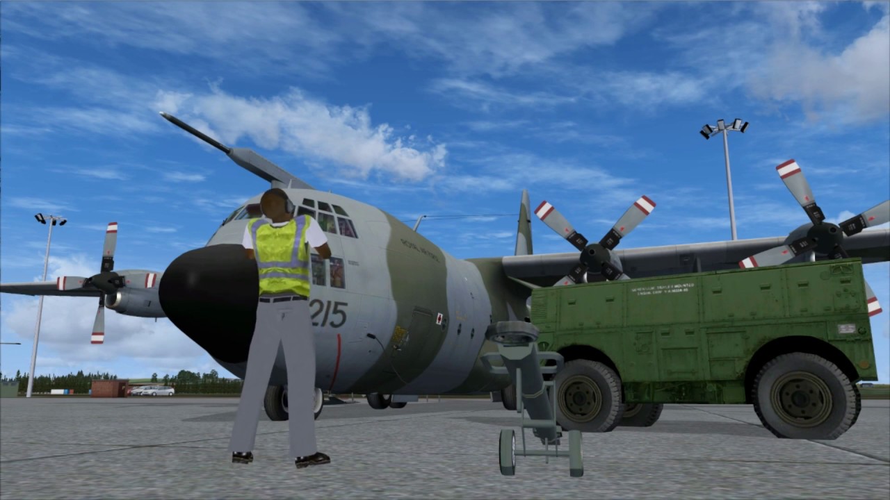 Captainsim C-130 Start - YouTube