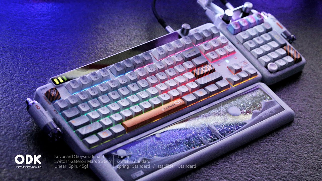 우주덕후가 각잡고 만든 키보드 KeysMe Lunar 01 & 02 Mechanical space Keyboard - Lunar ...