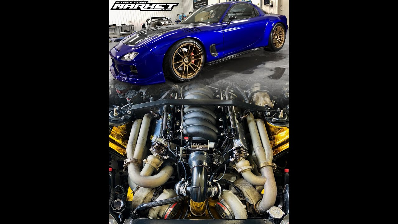 [SOLD] 915whp Twin Turbo LS3 1993 Mazda RX7 R1 For Sale - YouTube