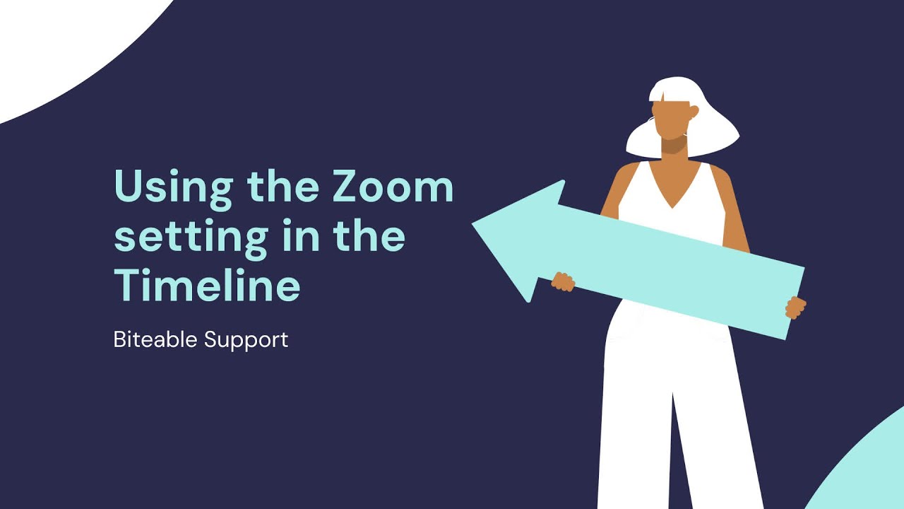 The Zoom setting in the Biteable video editor timeline - YouTube