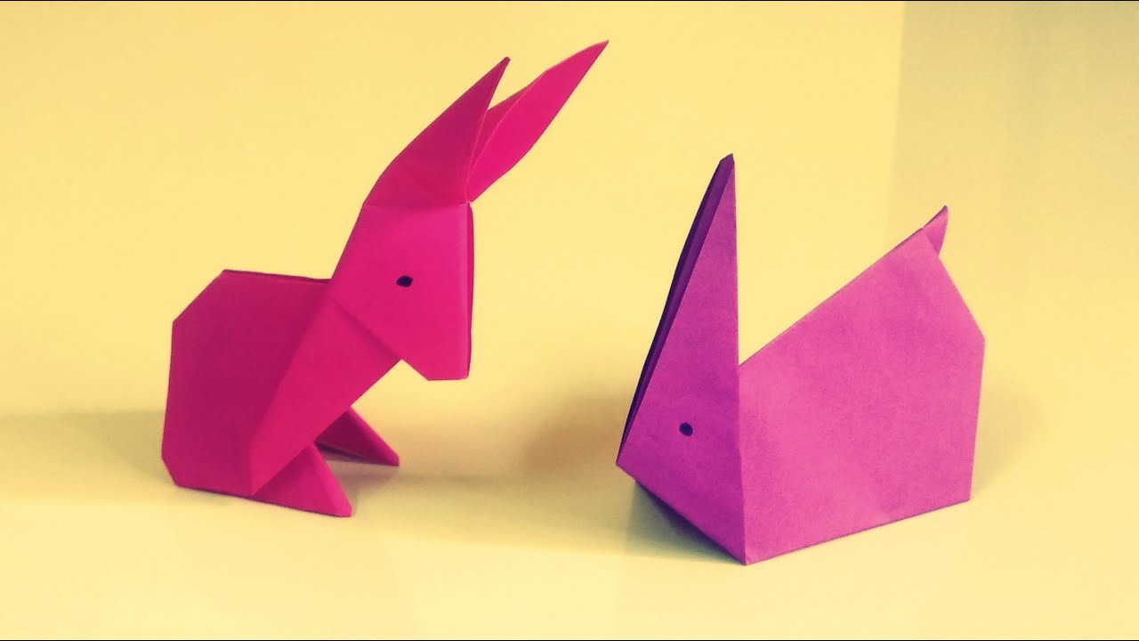 How to make rabbit | Paper rabbit - YouTube