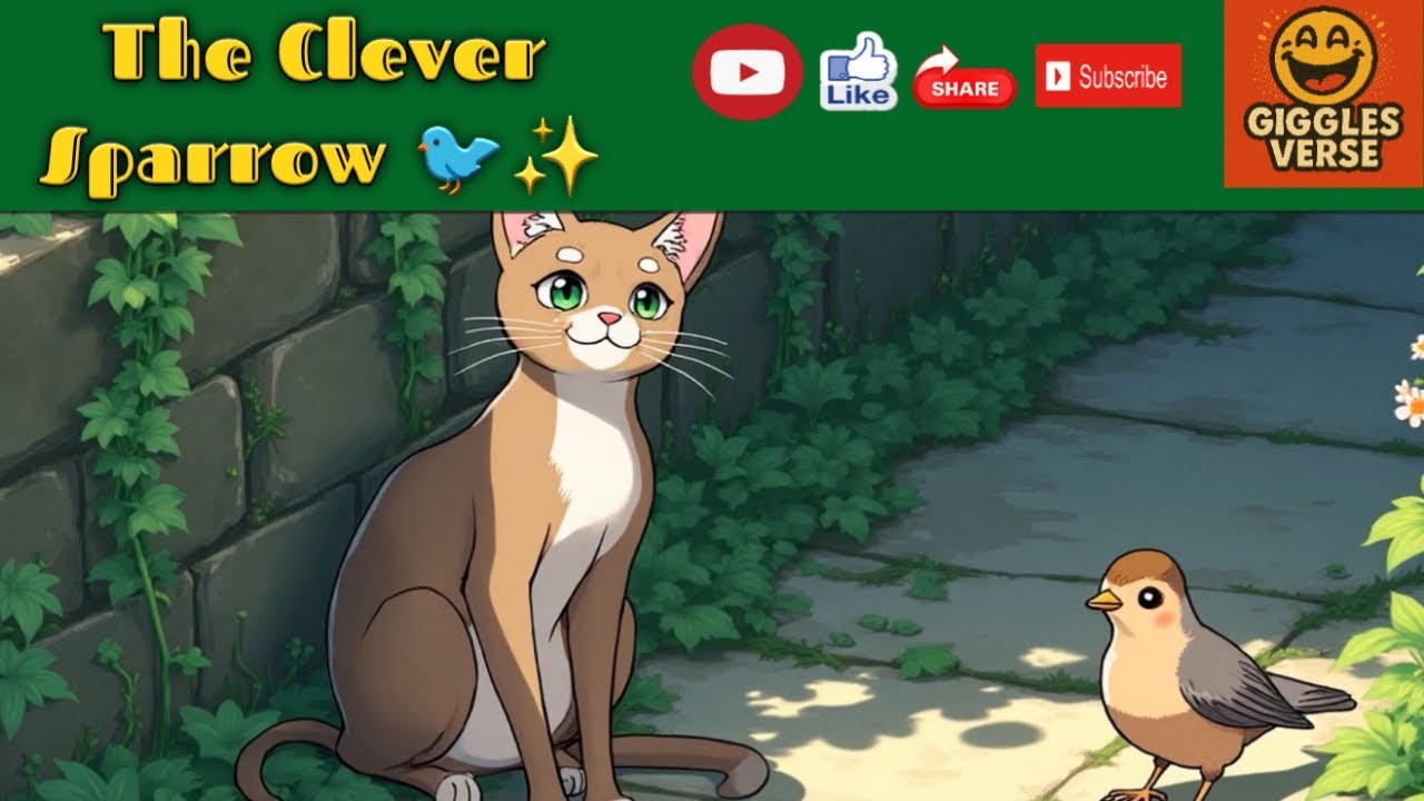 The Clever Sparrow – चतुराई से जीती गौरैया 🐦 - YouTube