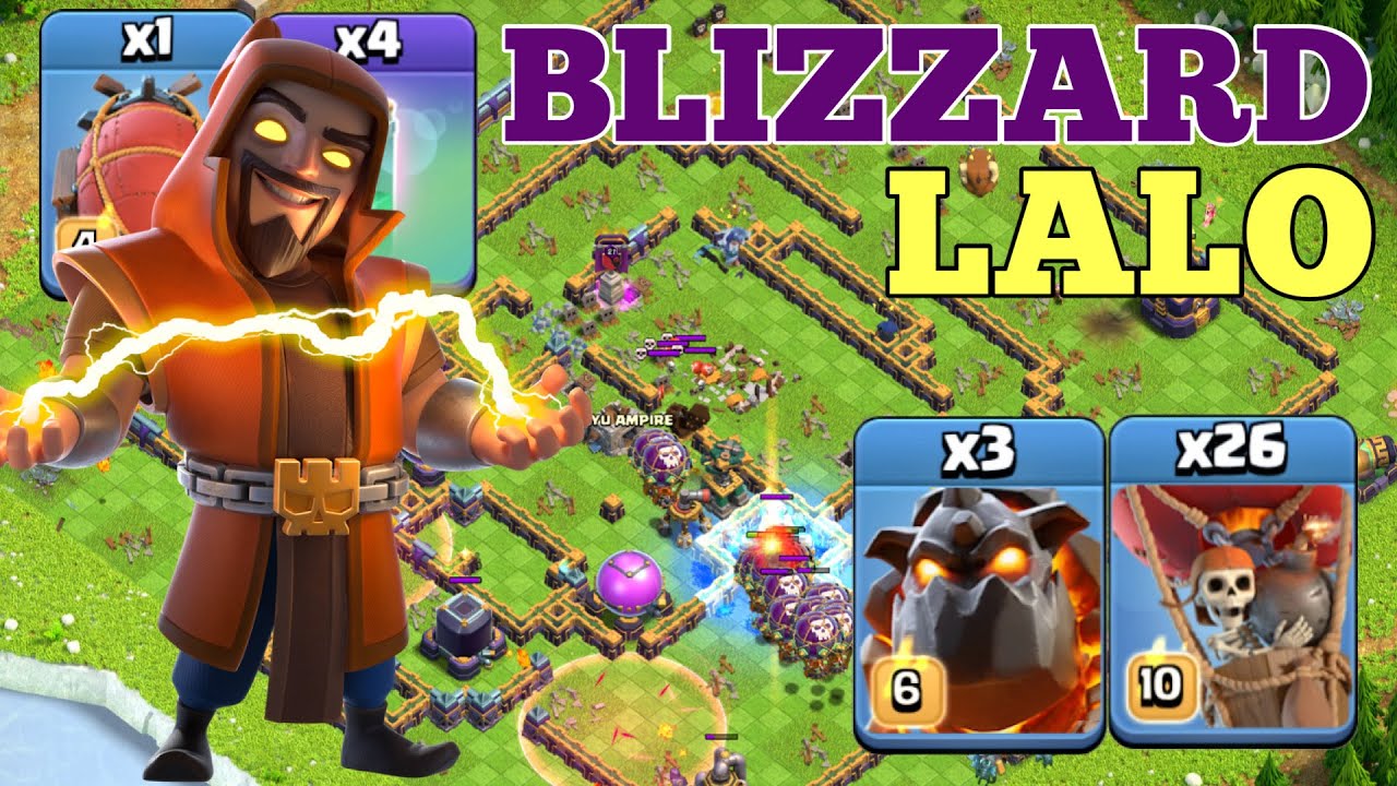 TH15 Blizzard Lava Loon Strategy! Lalo Legend League Attacks 2022 Dec ...