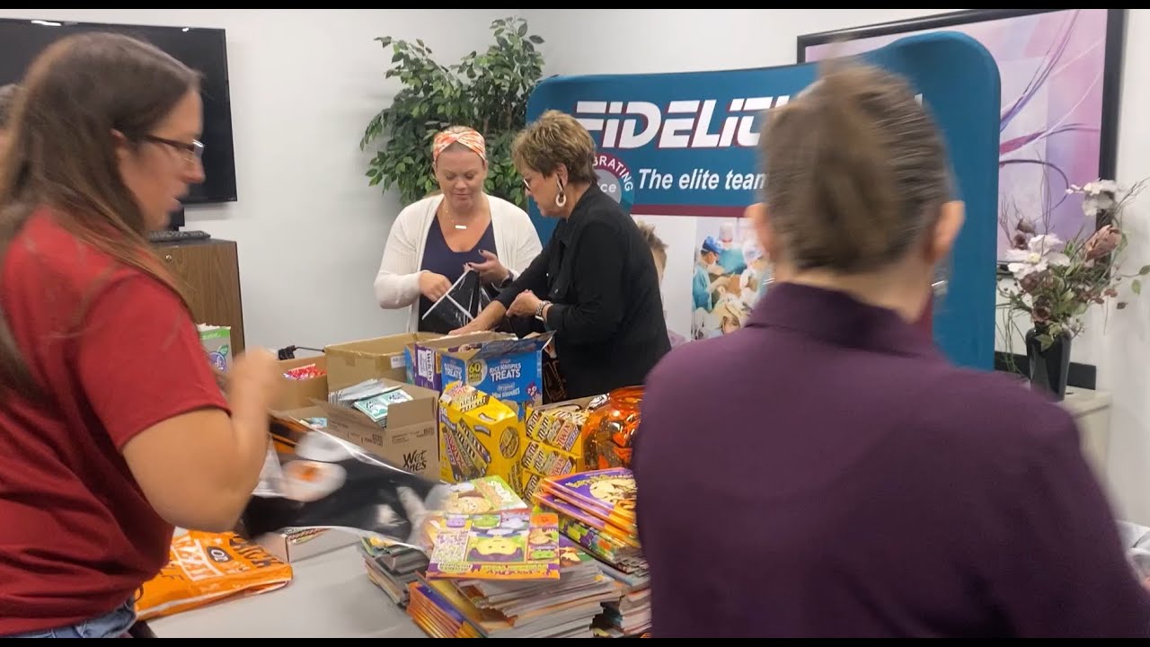Halloween fun at Fidelity On Call - YouTube