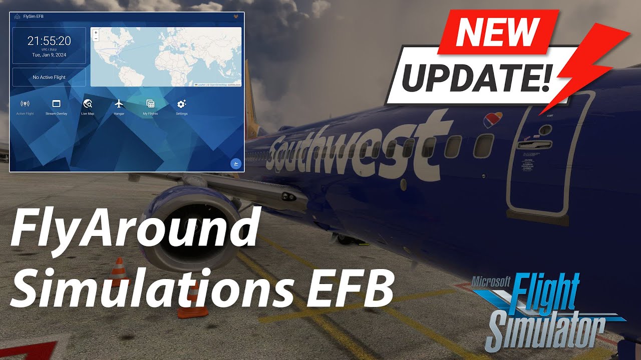 FlySim EFB / Обзор / Southwest Virtual Airlines / PMDG B737NG / MSFS ...