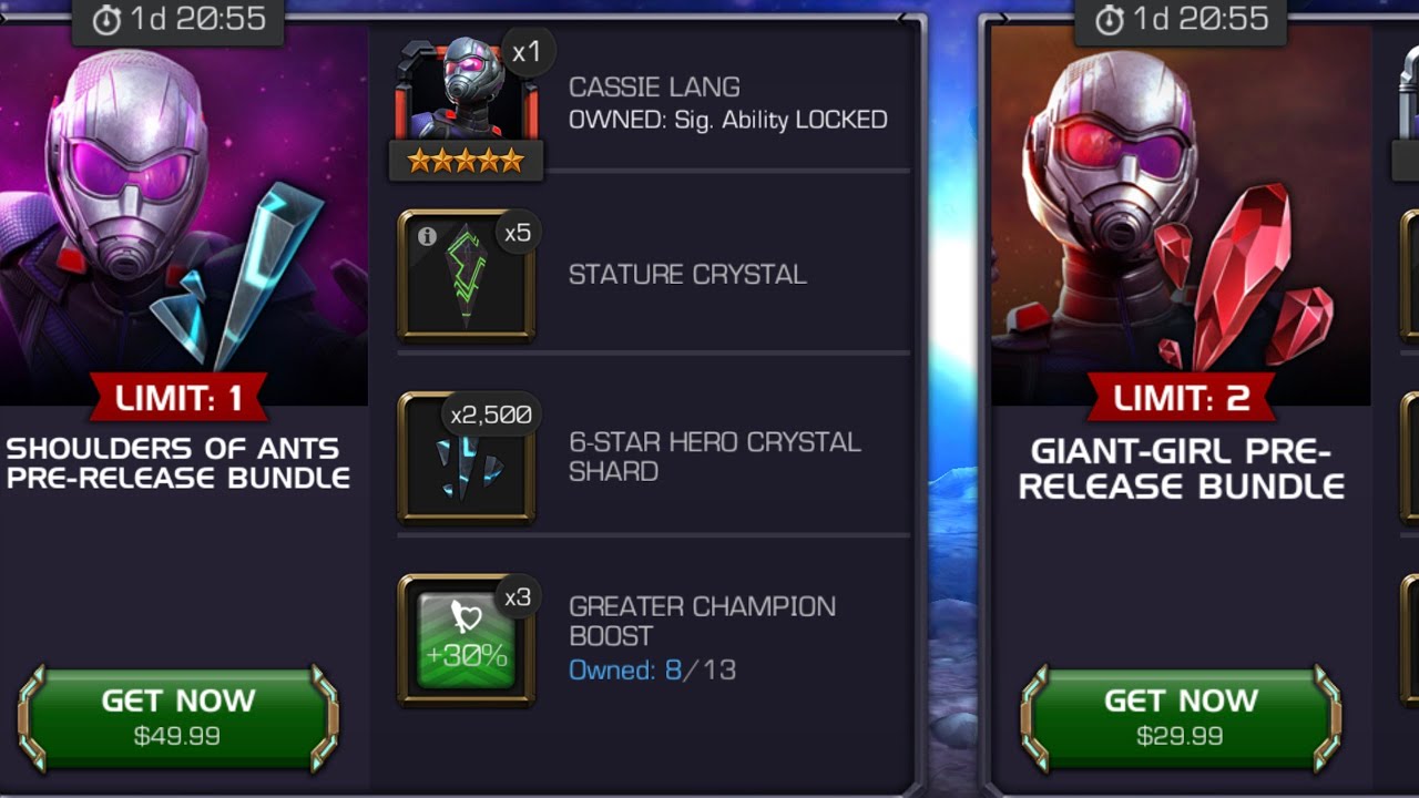 MCOC Stature Crystal Opening - YouTube