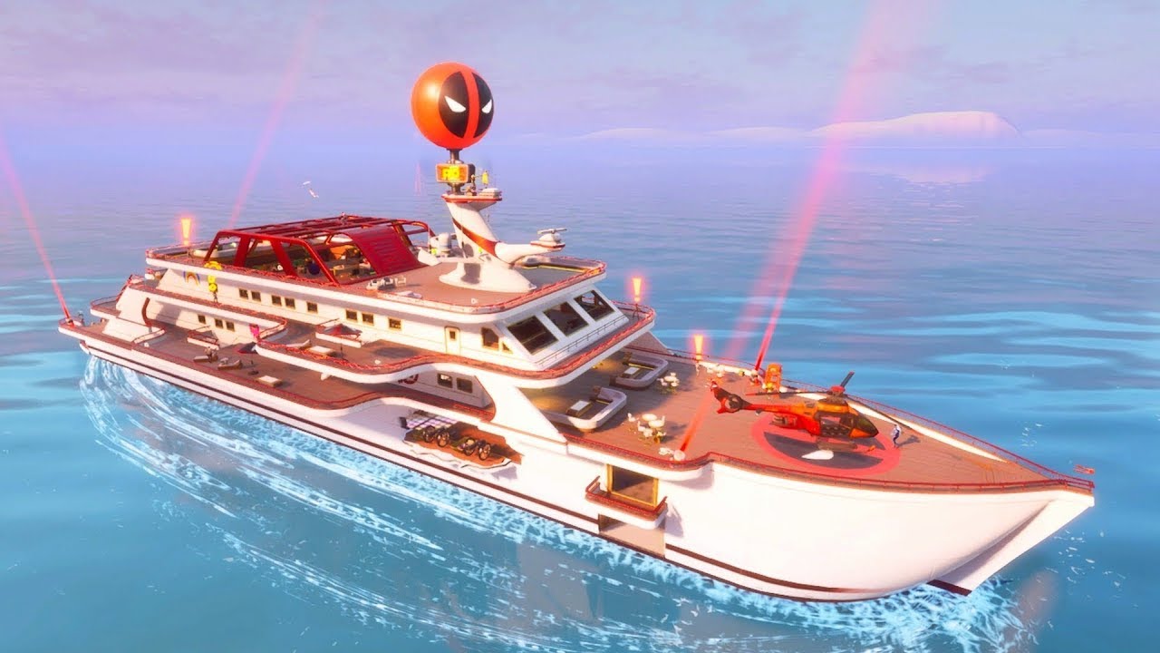 How to land at the Yacht Fortnite! - YouTube