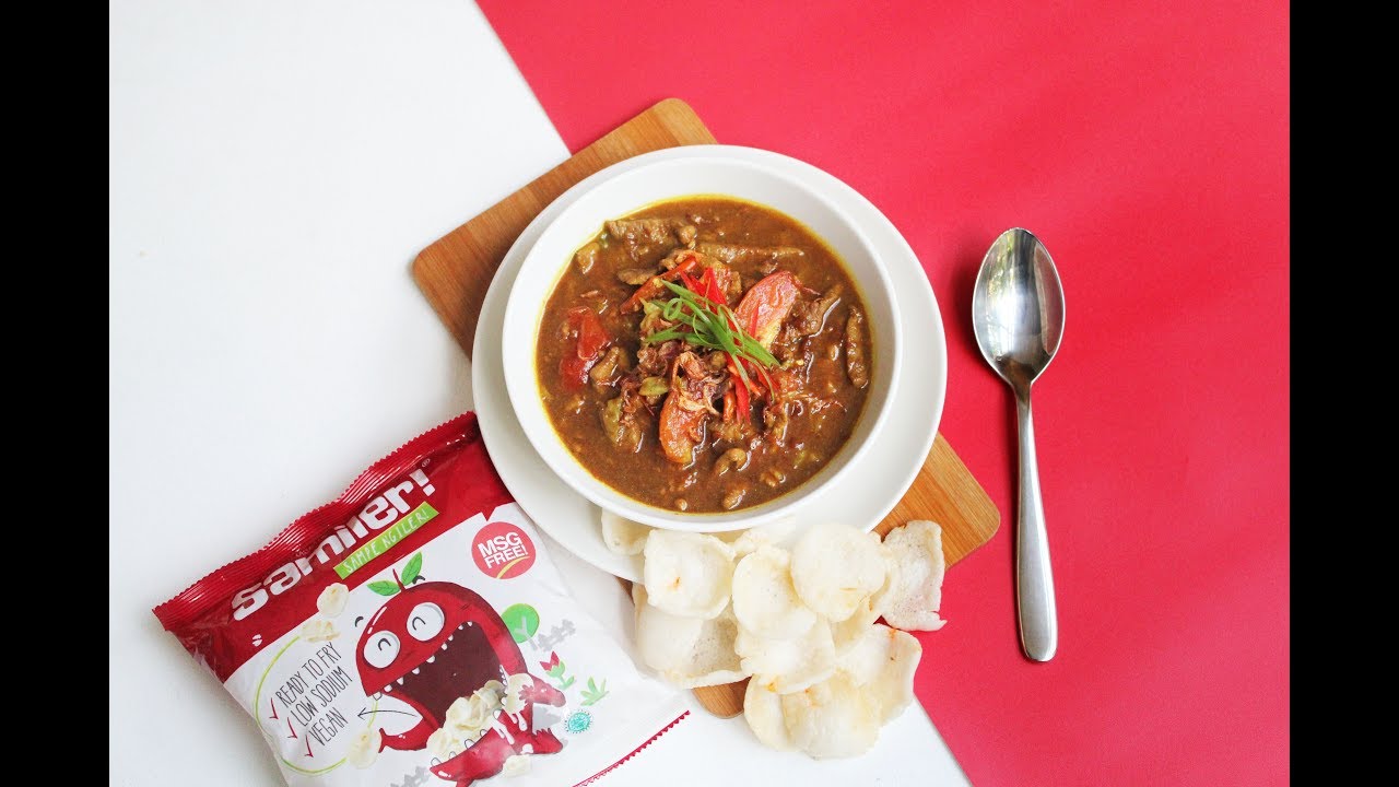 Resep Tongseng Sapi + Krupuk Samiler - YouTube