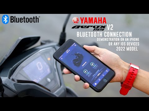 AEROX 155 CC V2 2022 MODEL BLUETOOTH CONNECTION ON AN IPHONE OR ANY IOS DEVICES