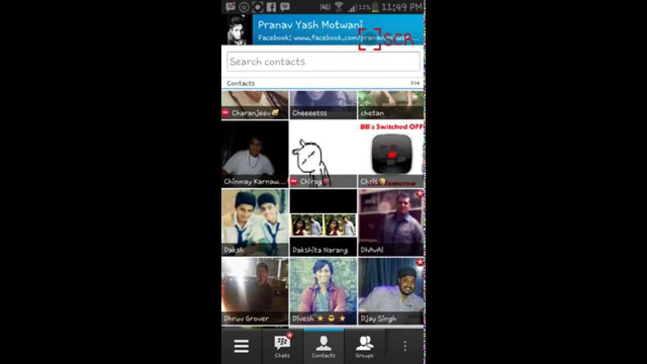How to Set Animated Profile Picture On BBm For android and ios - YouTube