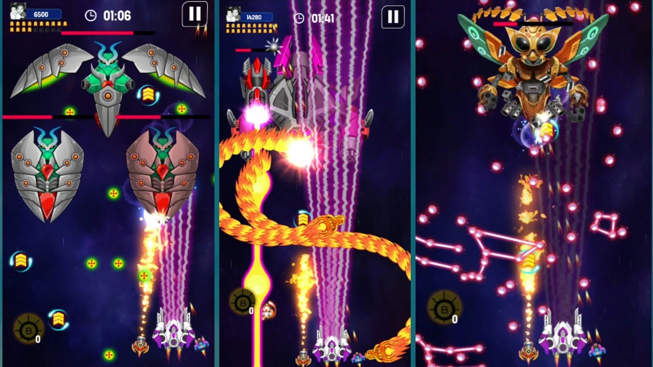 Rocket studio | Space shooter | boss 29 to 33 kill | spaceship USS ...