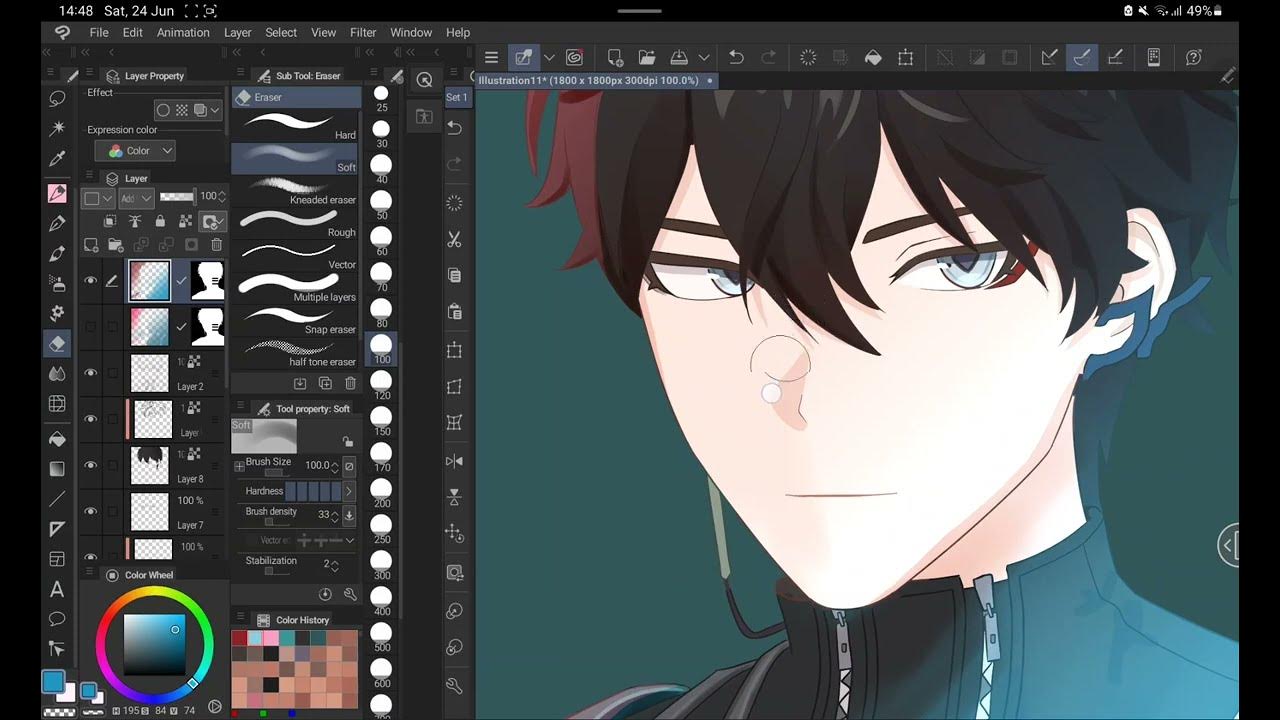 Tutorial Lighting & Shading Di CSP | Clip Studio Paint - YouTube