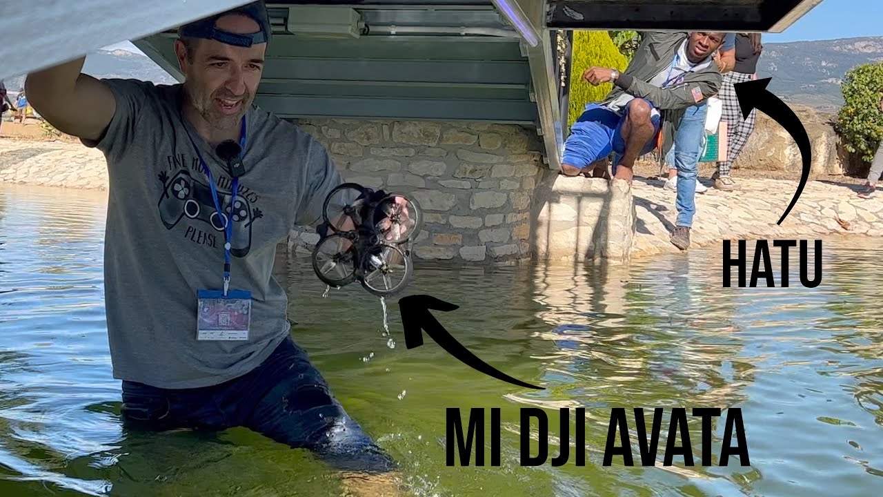 ESTRELLO en el AGUA mi DJI AVATA en el Drone Future 2022 - YouTube