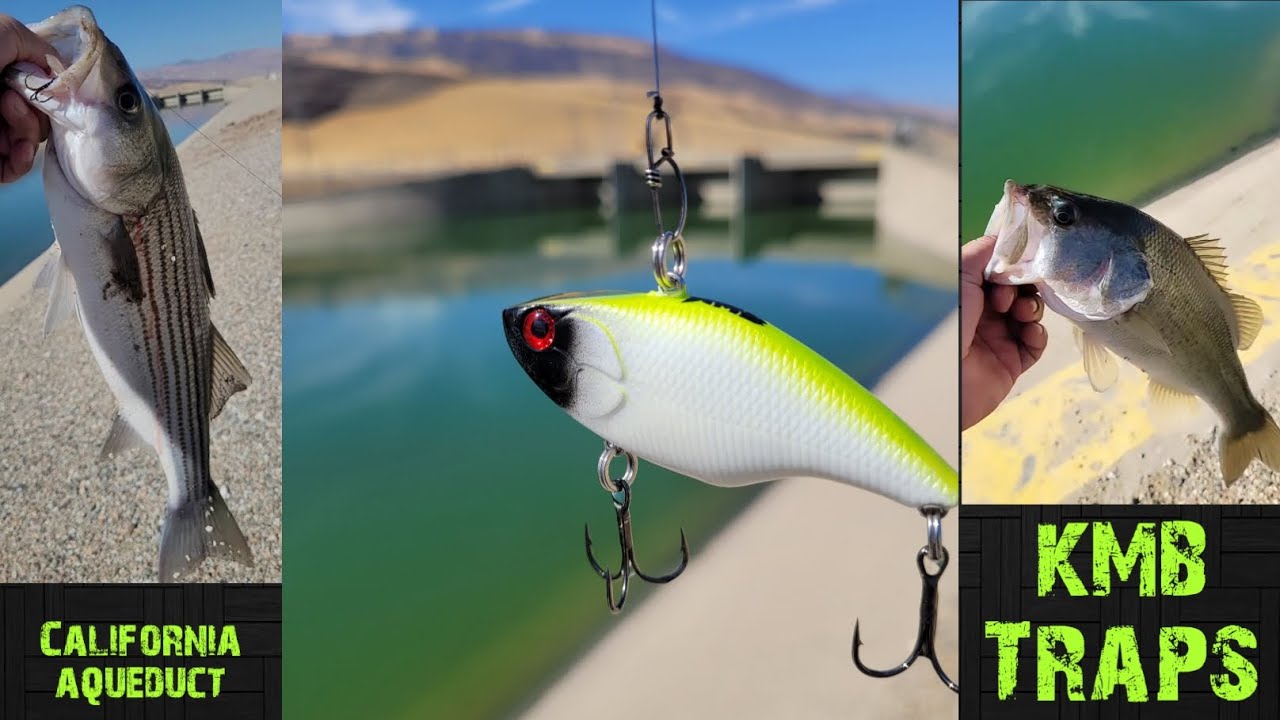 California Aqueduct Fishing/KMB Trap Lures - YouTube
