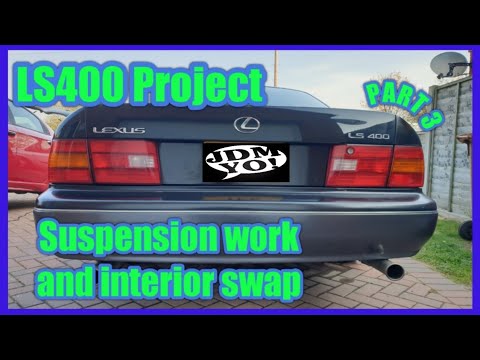 Lexus LS400 turbo Project- Part 3 - front upper arm swap - black carpet ...