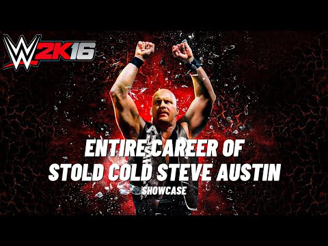 STONE COLD STEVE AUSTIN SHOWCASE | WWE 2K16 | PS5 (ALL CUTSCENES, MATCH MOMENTS & ENTRANCES)