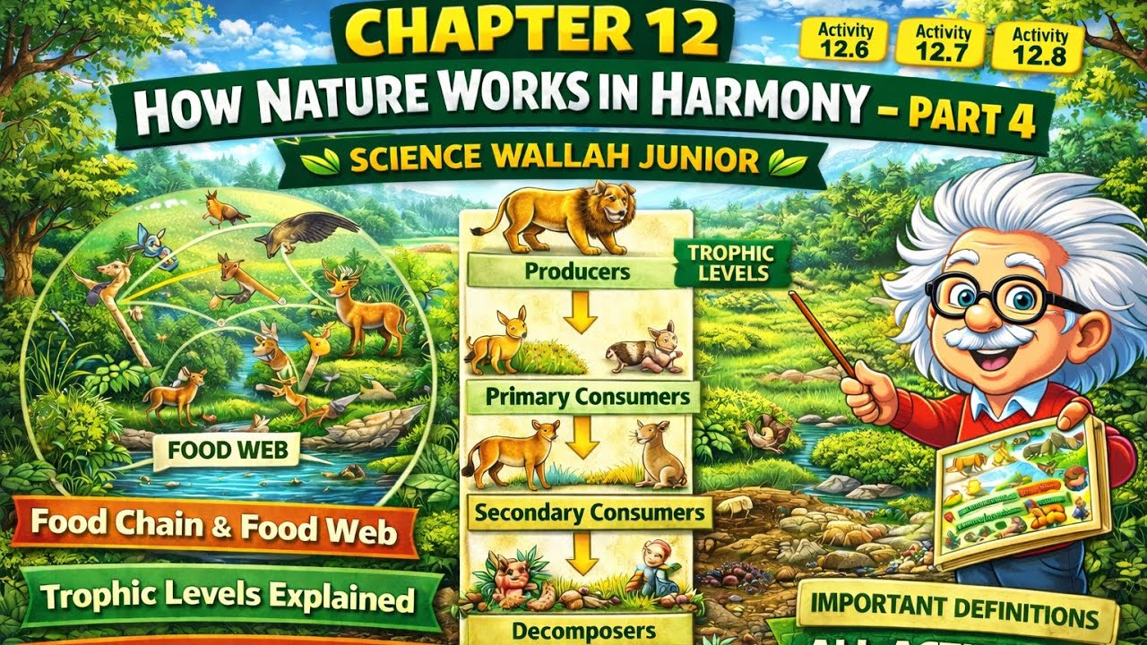 CLASS 8 | SCIENCE| CHAPTER -12 PART-4 | HOW NATURE WORKS IN HARMONY ...