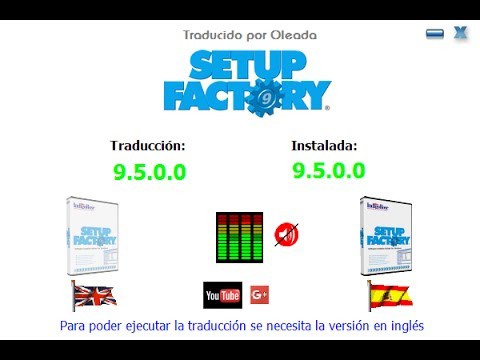 Traducción Setup Factory 9.5 español ,Oleada - YouTube