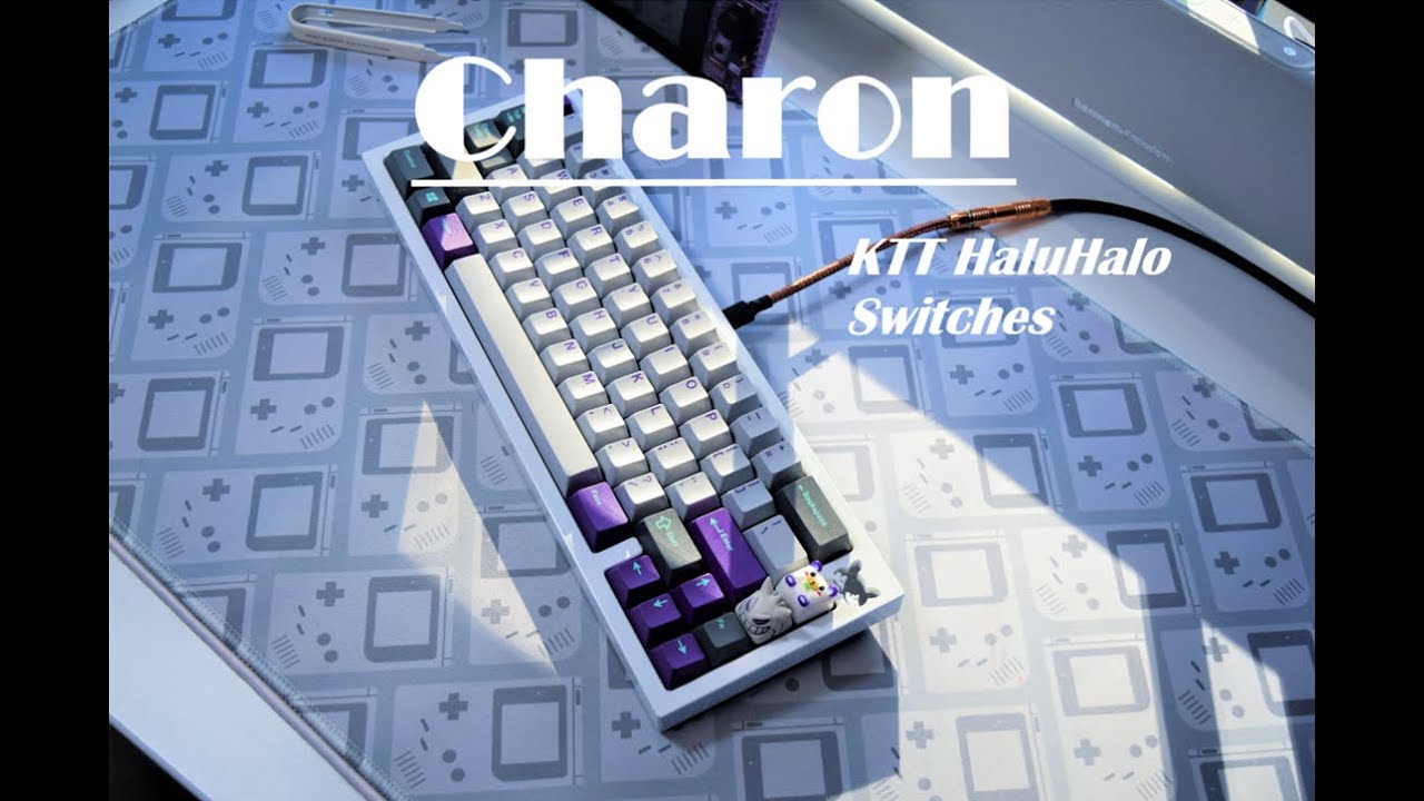 Charon Type Test - Charue Design, Aluminum Plate, KTT HaluHalo Switches ...