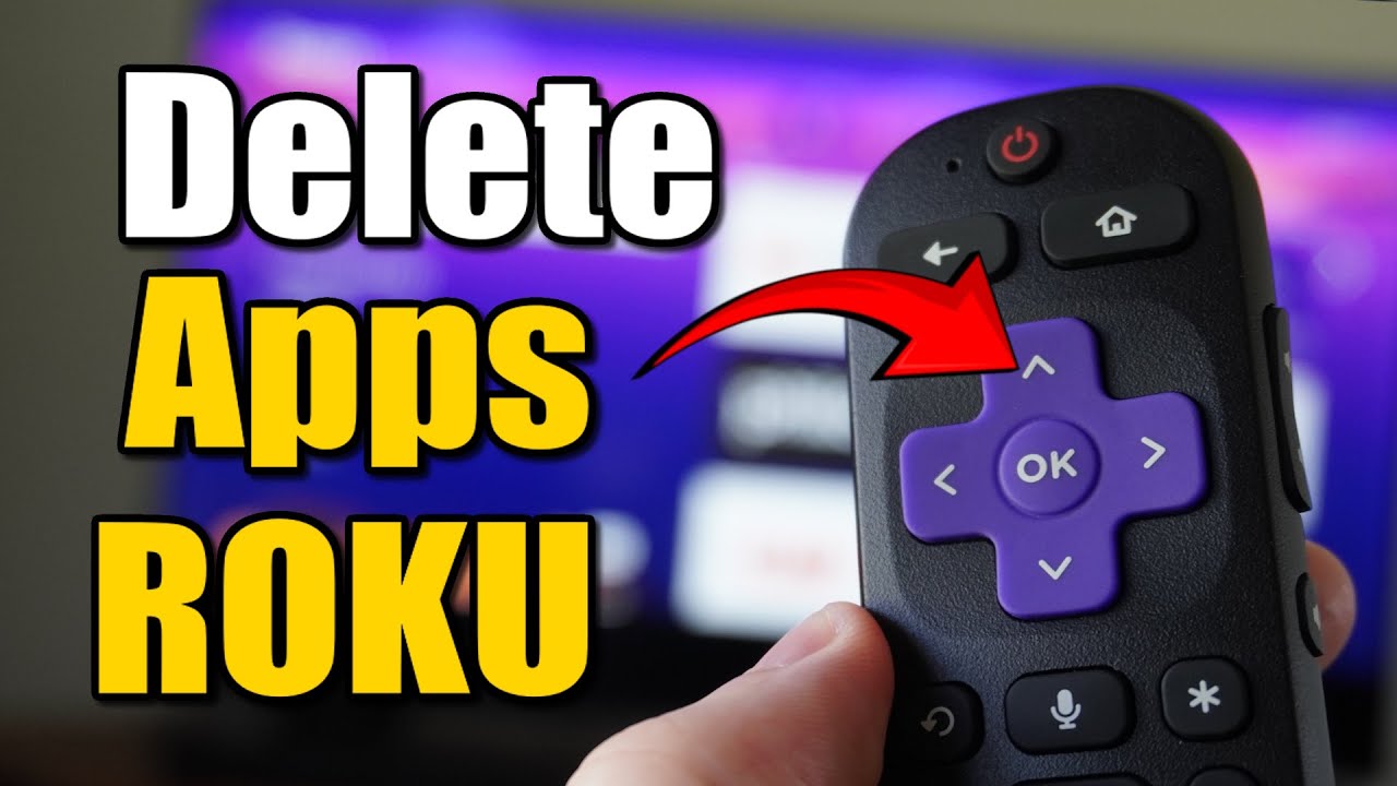 Delete Apps off of Home Screen on Roku TV under 1 Minute! - YouTube