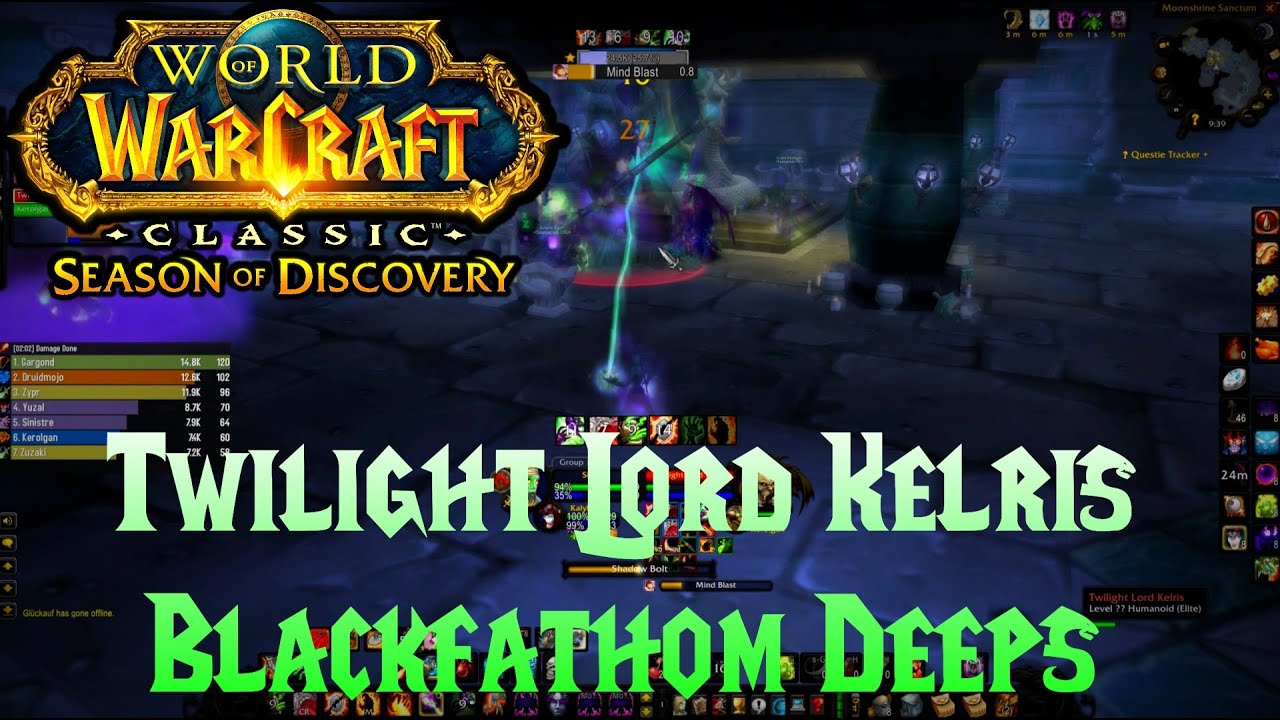 WoW SoD - Warlock PoV: Twilight Lord Kelris - Blackfathom Deeps - YouTube