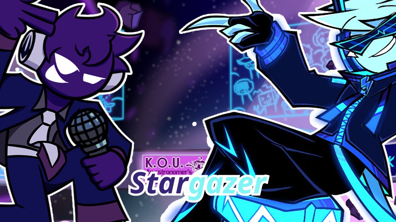 FNF Stargazer but it's Void VS Lectro - YouTube