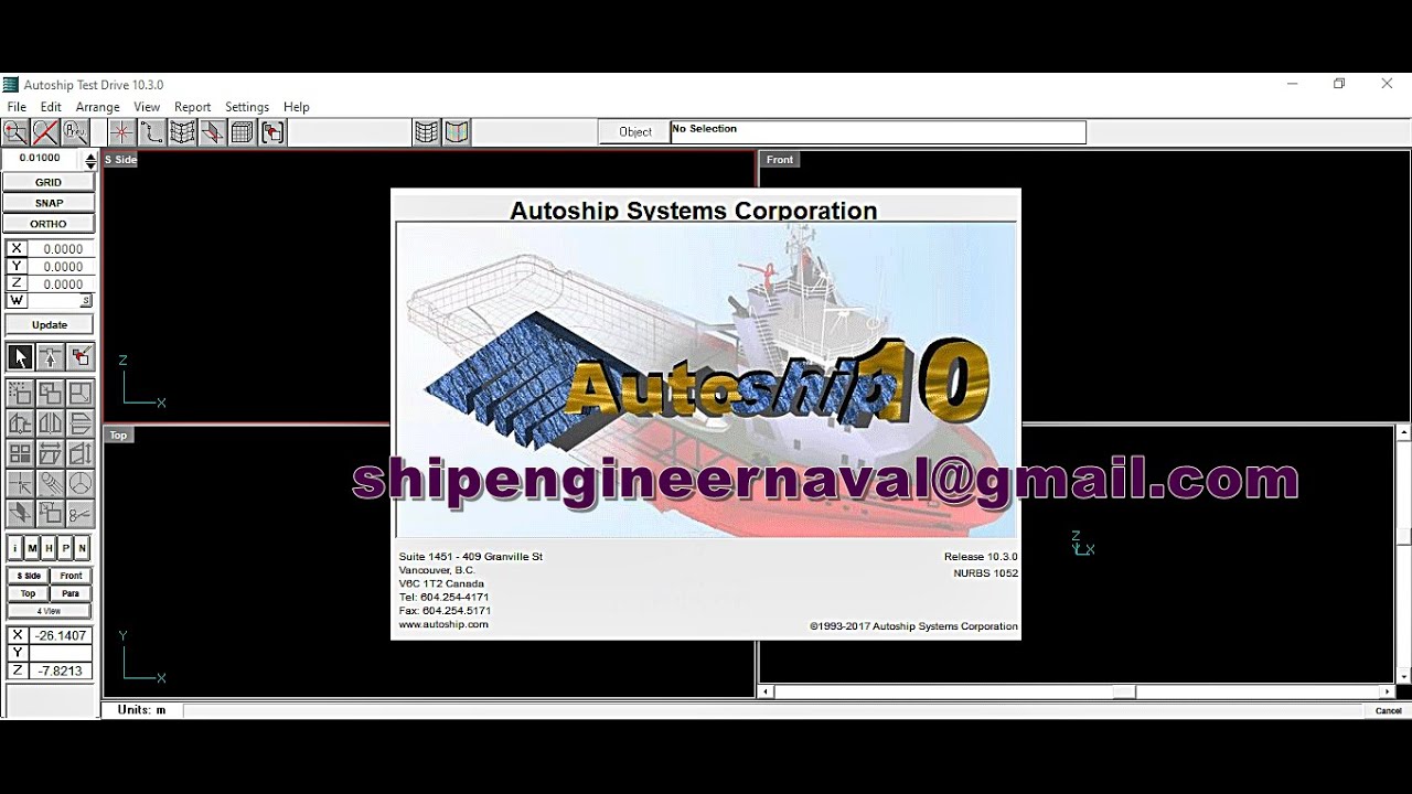 Autoship Software 10.3 Ship Design and Analysis Download - YouTube