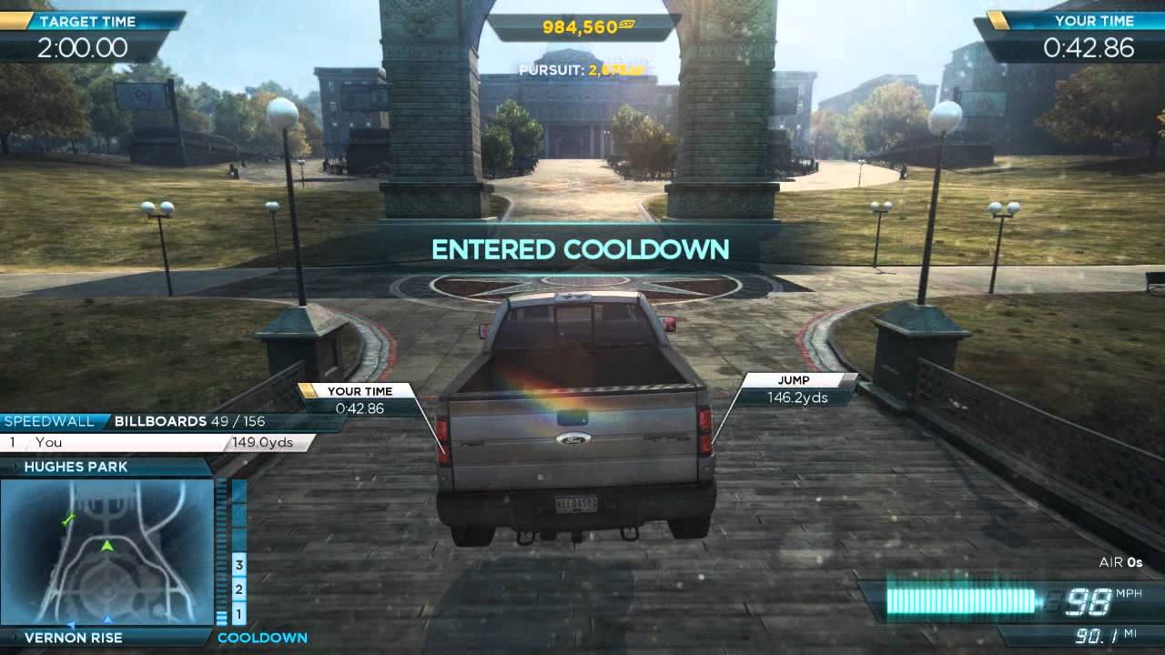 NFS Most Wanted 2012: Gold Medal "Liberty Park" Ambush Event w/ Stock ...