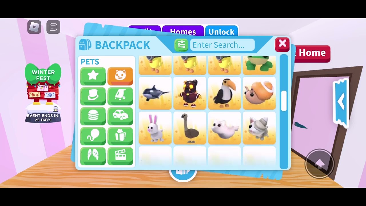 Adopt me inventory tour - YouTube