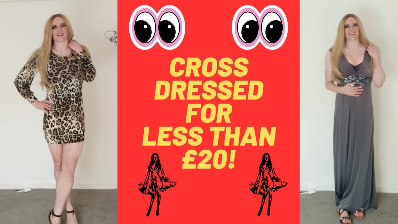 CROSSDRESSING in FIVE OUTFITS for £20! - YouTube