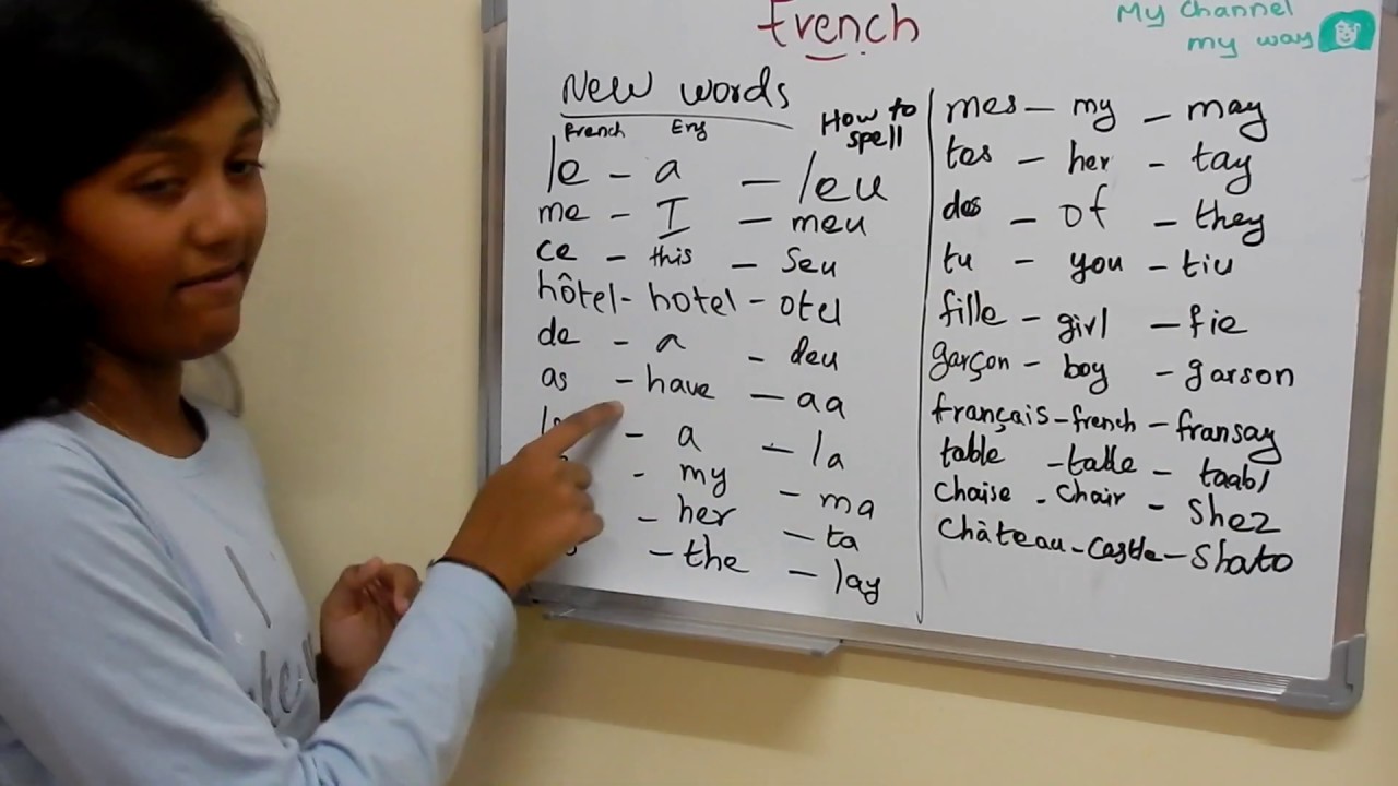 French class 3 \ way to english - YouTube