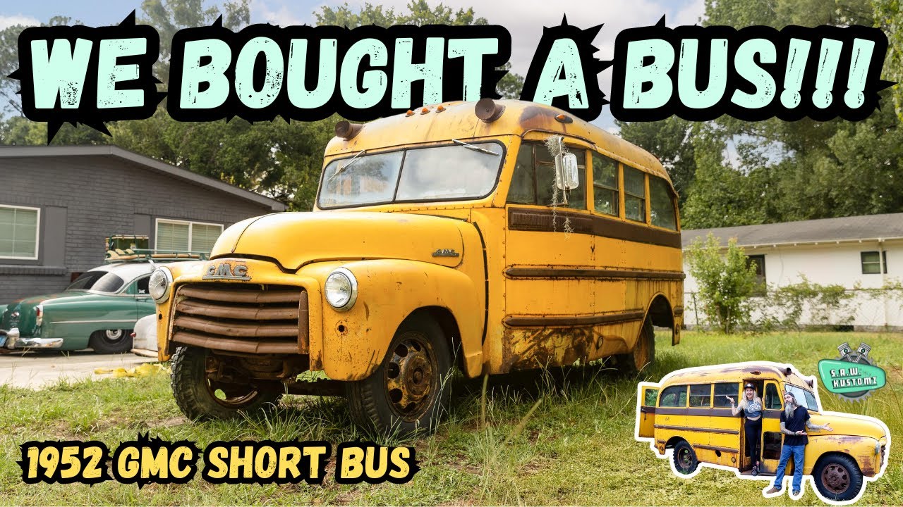We bought a 52 GMC Short Bus - YouTube