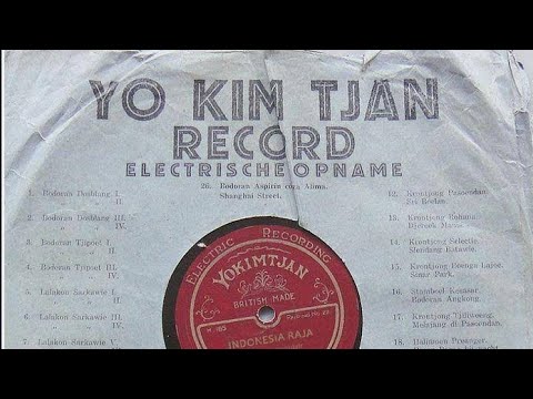 Lagu Indonesia Raya tahun 1927 yang direkam Oleh WR. Supratman dan Yo ...