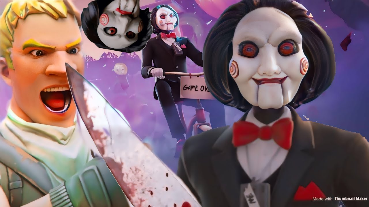 I want to play a game Billy the puppet from saw fortnite - YouTube